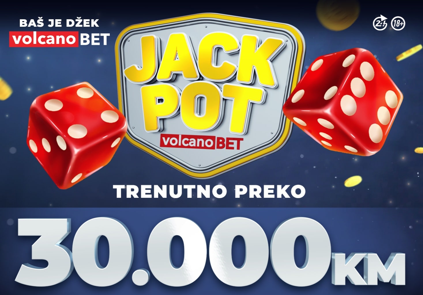 Spektakularna prilika za Volcanobet igrače: Volcano Jackpot preko 30.000 KM | Trebinje Live